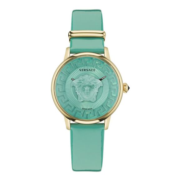 Versace | Accessories | Versace Medusa Alchemy Leather Strap Gold ...